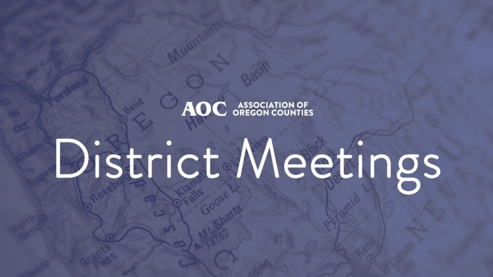 AOC District Meetings Scheduled in September and October | Association ...